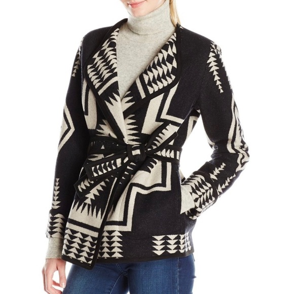 Pendleton | Jackets & Coats | Pendleton Black White Tie Waist Coat ...